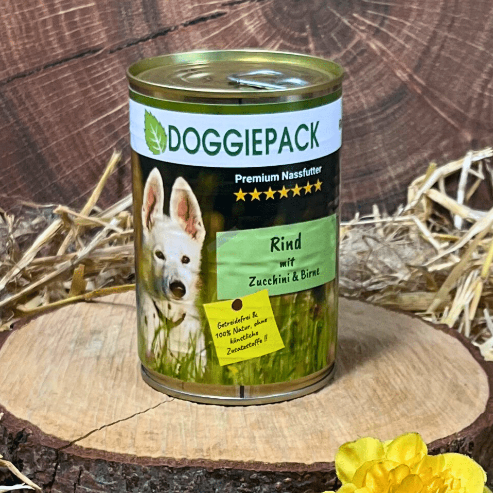 Rind Zucchini und Birne - Doggiepack Hundefutter aus Deutschland